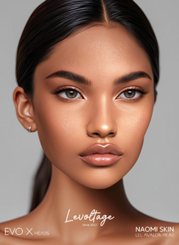 Second Life Marketplace - Le Voltage - Naomi Skin EBONY (EVOX)